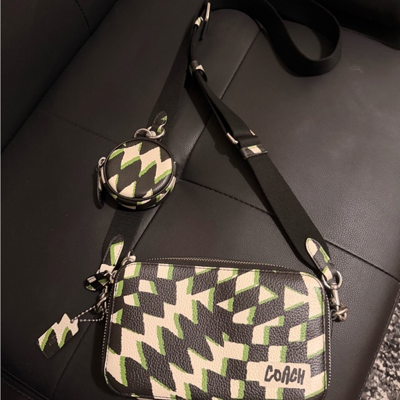 Coach | Bags | Coach Charter Crossbody Bag With Geo Check Print | Poshmark